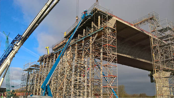 Mabey Hire helps Mersey Gateway reach completion early and under budget - Mabey Hire